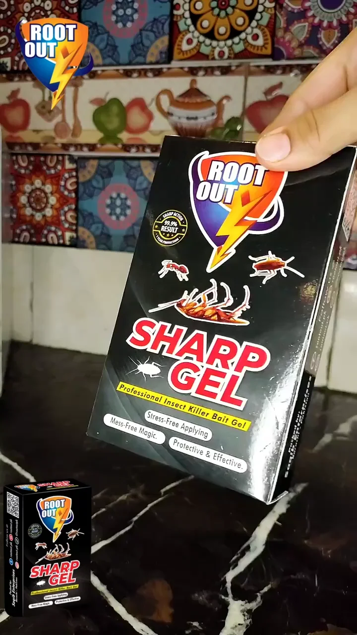 Sharp cockroach Gel, Smart Cockroach Gel Bait,30-Grams, pack of 3, German Roach Insect Pest ...