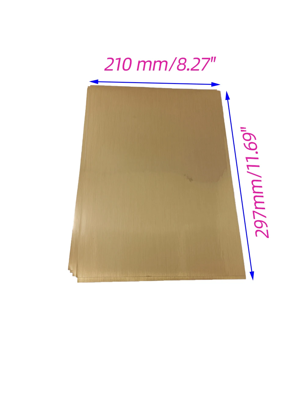 Golden label stickers Blank wire drawing silvery self-adhesive label ...