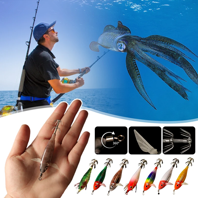 Squid-Lure-Set-Luminous-Squid-Jig-Artificial-Bait-Squid-Fishing-Lures ...