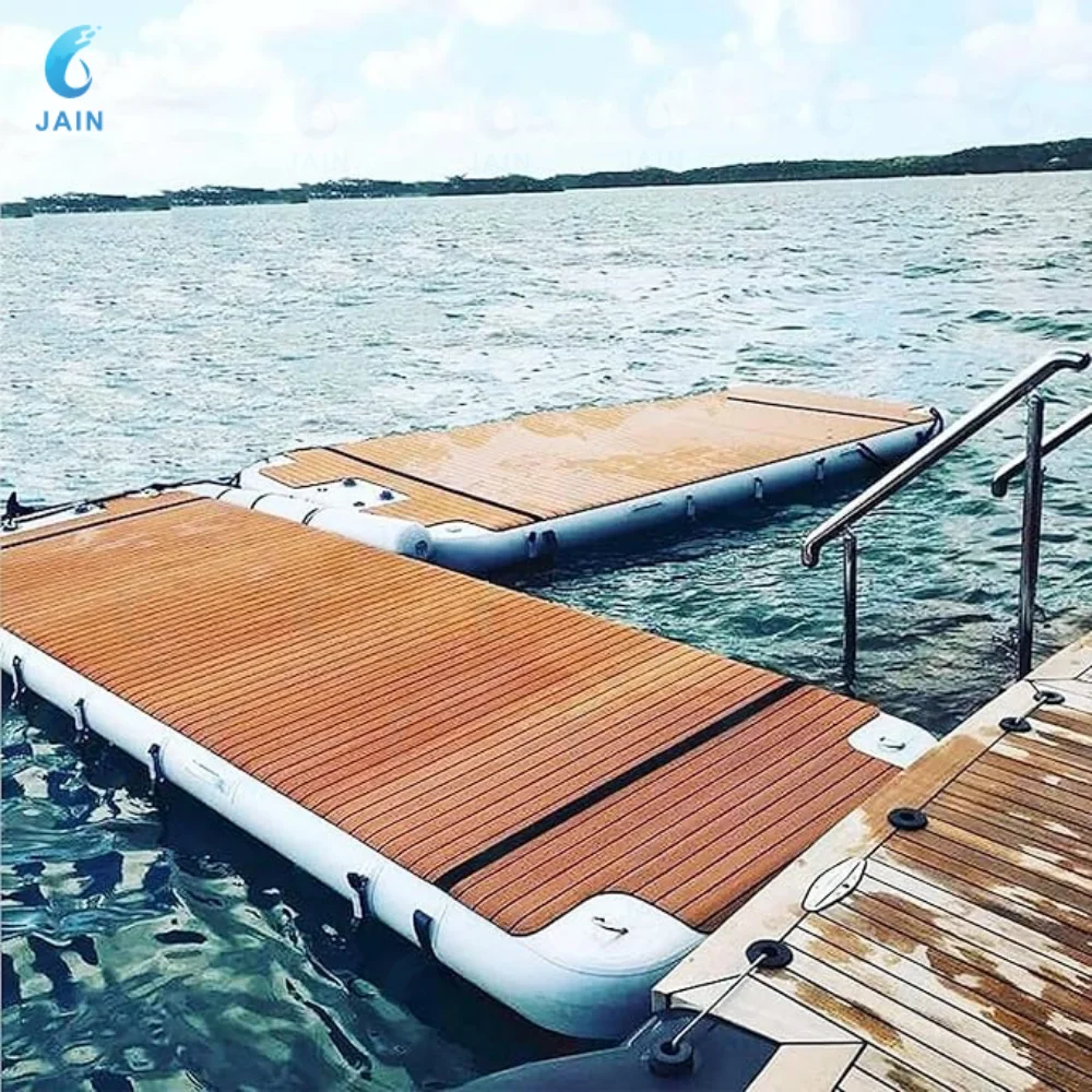 Inflatable-Floating-Dock-Platform-with-Electric-Pump-Multi-Person ...