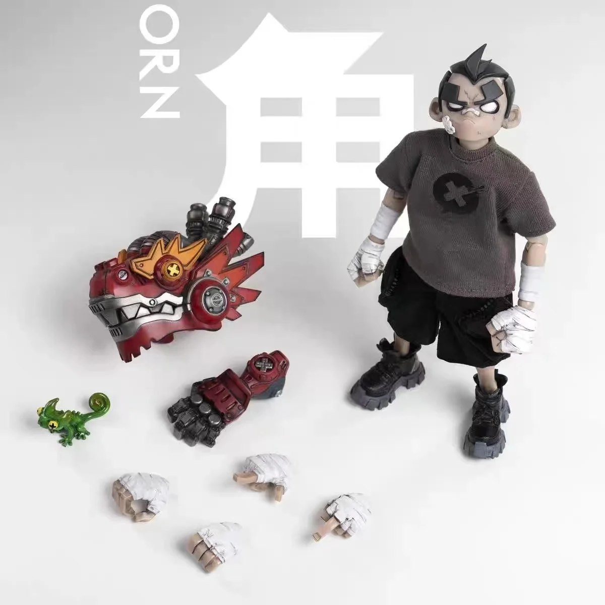 【Original】D_ONE STUDIO Dragon Year Limit BLACK HORN 1/12 Scale Trendy ...