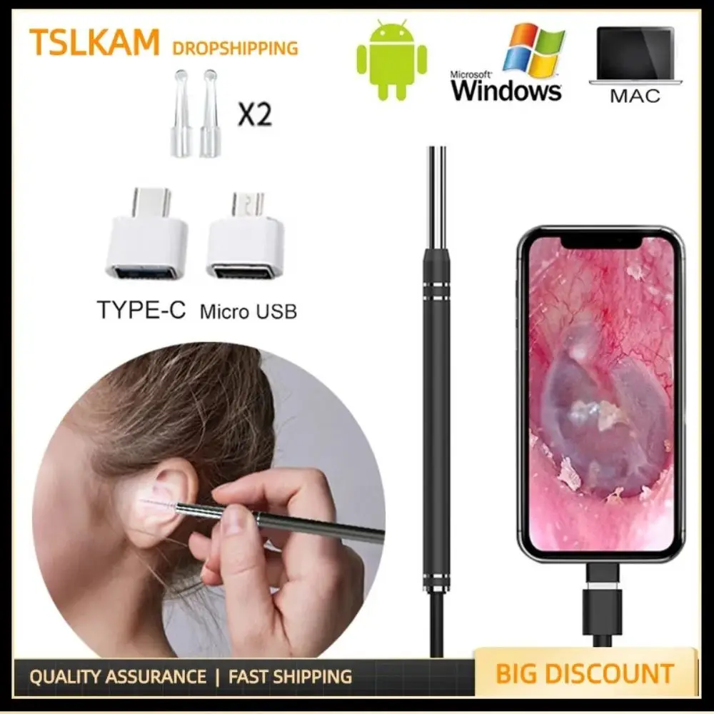 C-mara-endosc-pica-USB-para-oreja-lente-de-5-5mm-otoscopio-de-excavaci ...