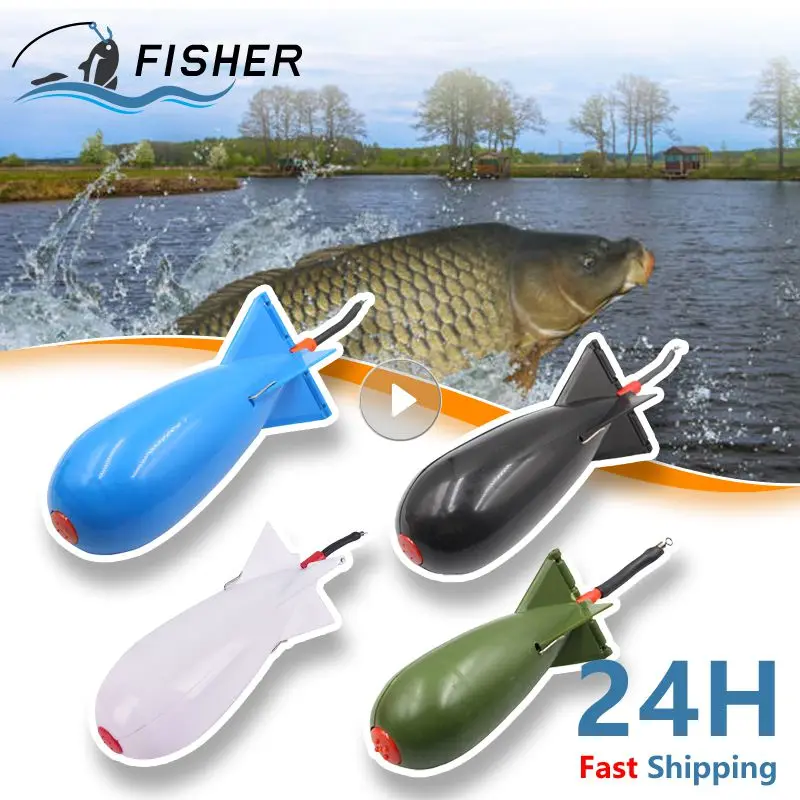1PCS-Carp-Fishing-Rocket-Feeder-17-5-14-5-10-5cm-Bomb-Float-Lure-Bait ...