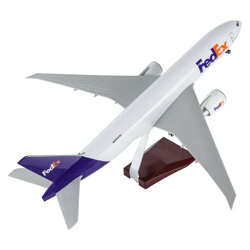 47CM-1-157-Scale-777-B777-Aircraft-Model-FedEx-Cargo-Airlines-Model-Toy ...