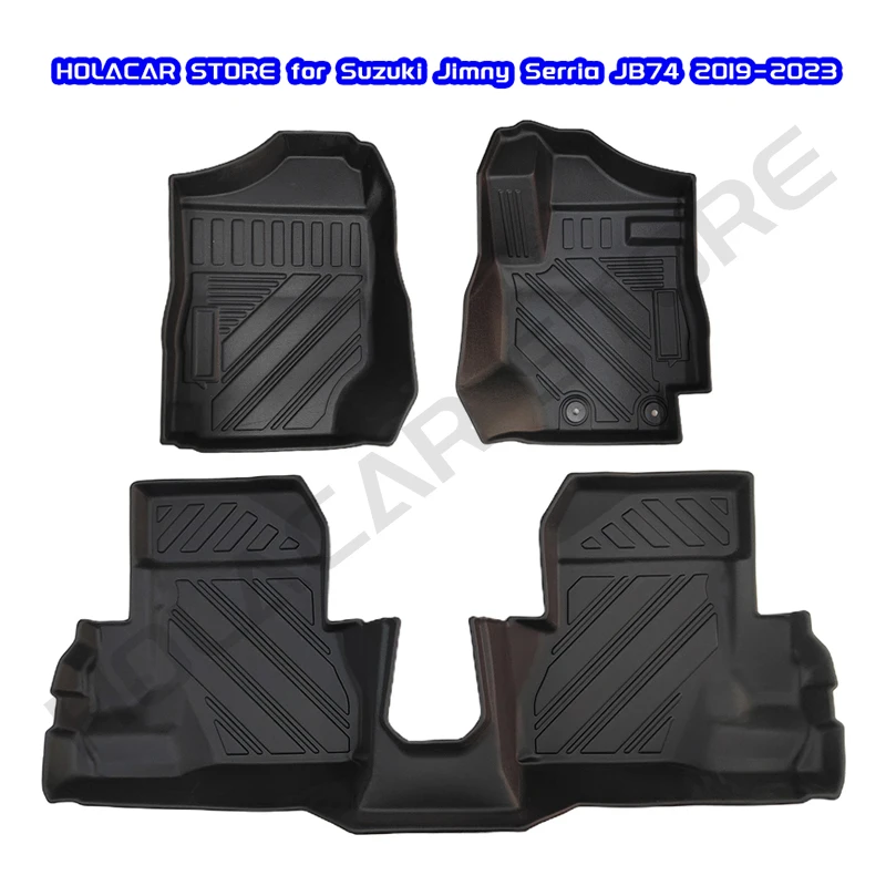 3D TPE LHD RHD Car Floor Mats Foot Pad Black Floor Liner Surrounded Carpet for Suzuki Jimny JB64 ...
