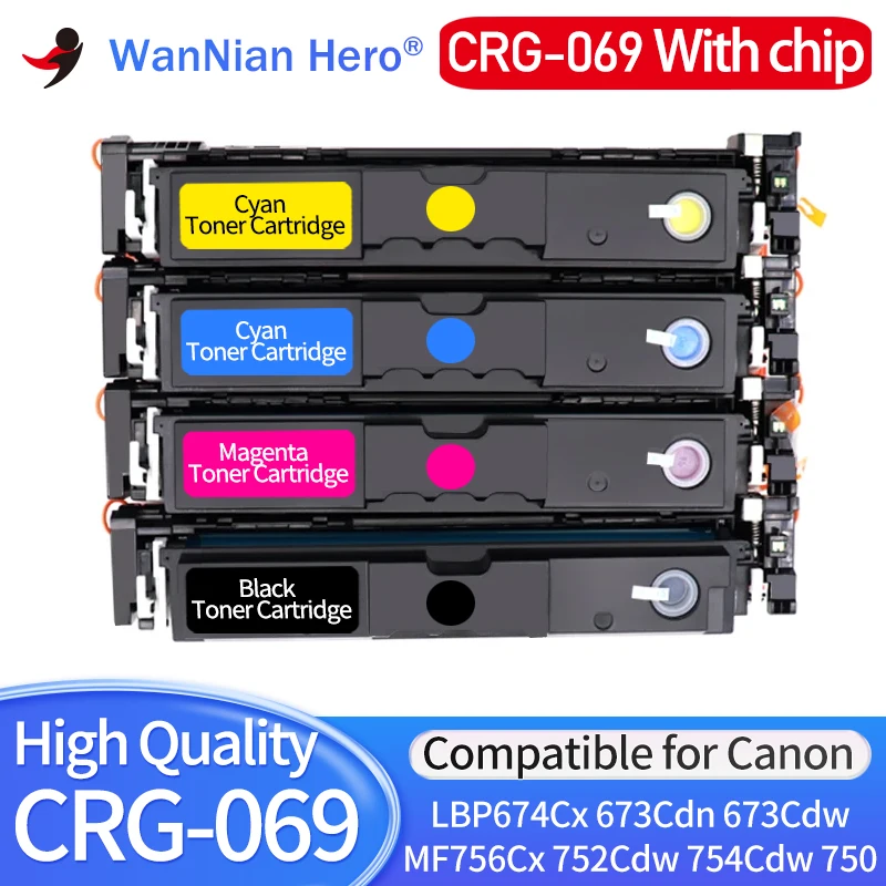 CRG069-CRG-069-Compatible-Toner-Cartridge-for-CANON-MF754cdw-MF750C-MP752cdw-MF756cx-LBP673C-cdn ...
