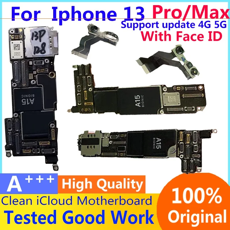 Original Motherboard For Iphone 13 Pro Max Main Board With Face Id ...