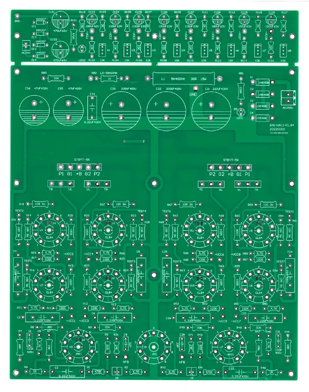 HUAJI Electronic Tube Tube Amplifier 6N1+6P14 Parallel Push-Pull Tube ...