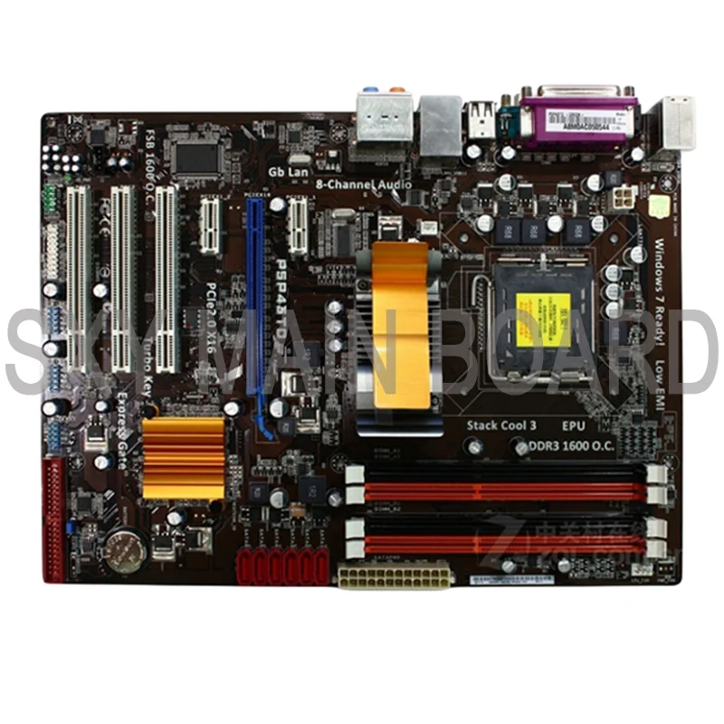Socket-LGA-775-P5P43TD-PRO-Original-Used-Desktop-P43-Motherboard-DDR3 ...