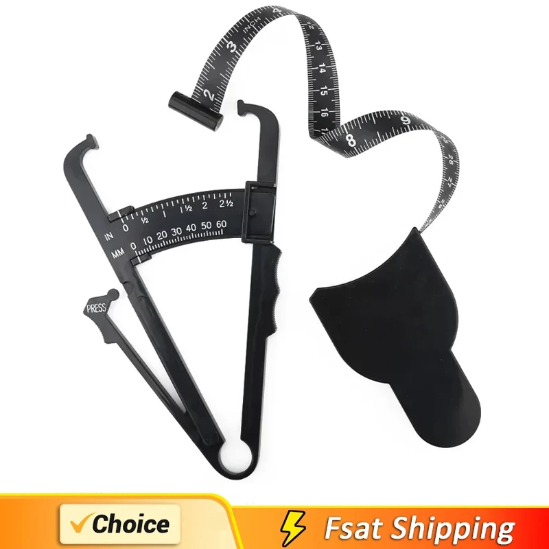 70mm-Skinfold-Body-Fat-Caliper-Set-with-Measure-Tape-Body-Fat-Monitors ...