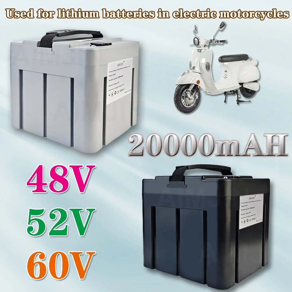 20000mAh-48V-52V-60V-lithium-ion-20Ah-high-capacity-electric-motorcycle ...