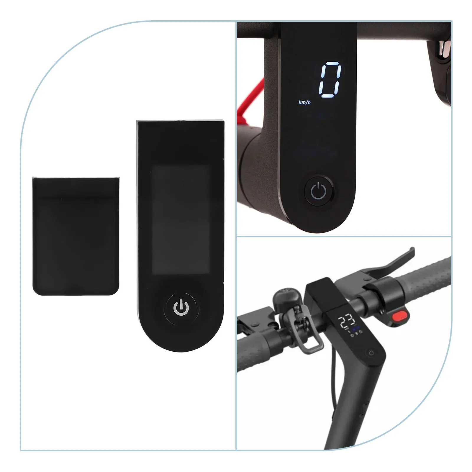 Display-Dashboard-Cover-For-Electric-Scooter-Waterproof-Instrument-ABS ...