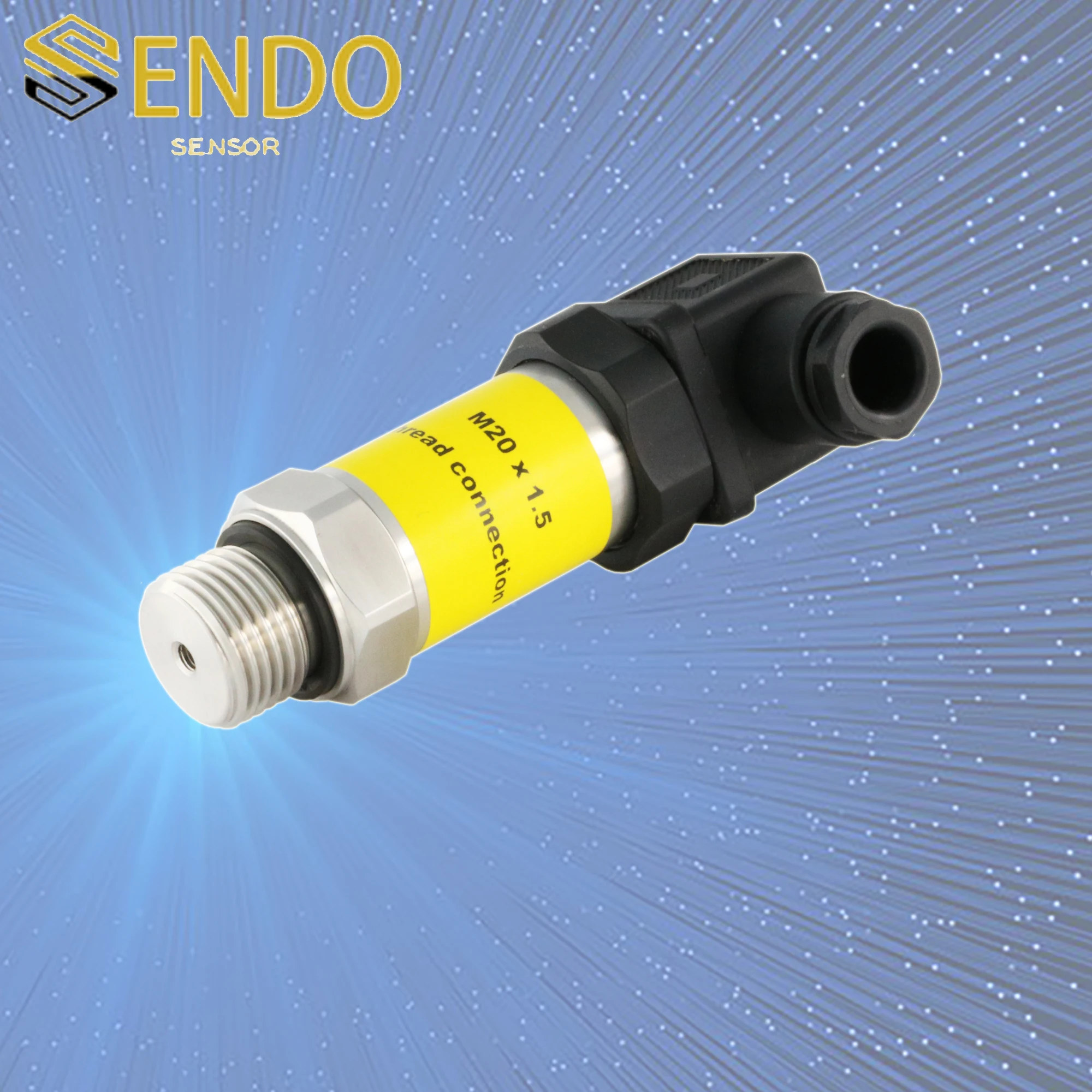 4 20 mA 0 5 V 0 10 V 0.5 4.5 V pressure sensor transmitter M20x1.5 male ...