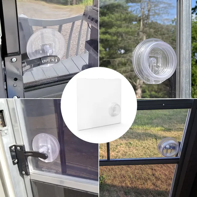 Rv Door RV Screen Door Slider Panel With Slide Stop - 12 Inch White ABS ...