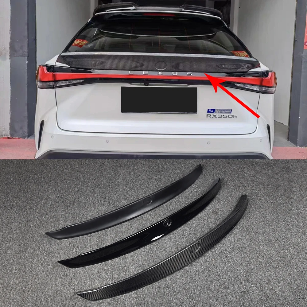 Car Trunk Lid Rear Spoiler Carbon Fiber Rear Wing Rear Lip Top Spoiler ...
