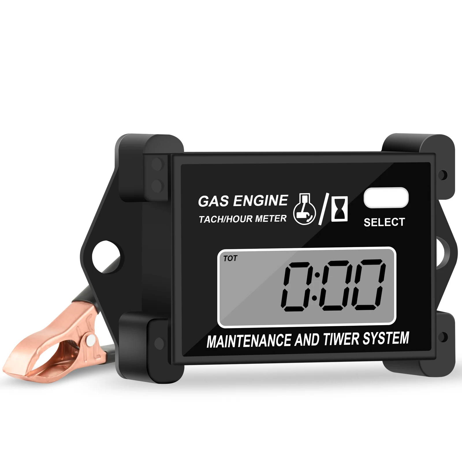 Digital-Tiny-Tachometer-Tach-Hour-Meter-RPM-Counter-Count-Down-SVC-for ...