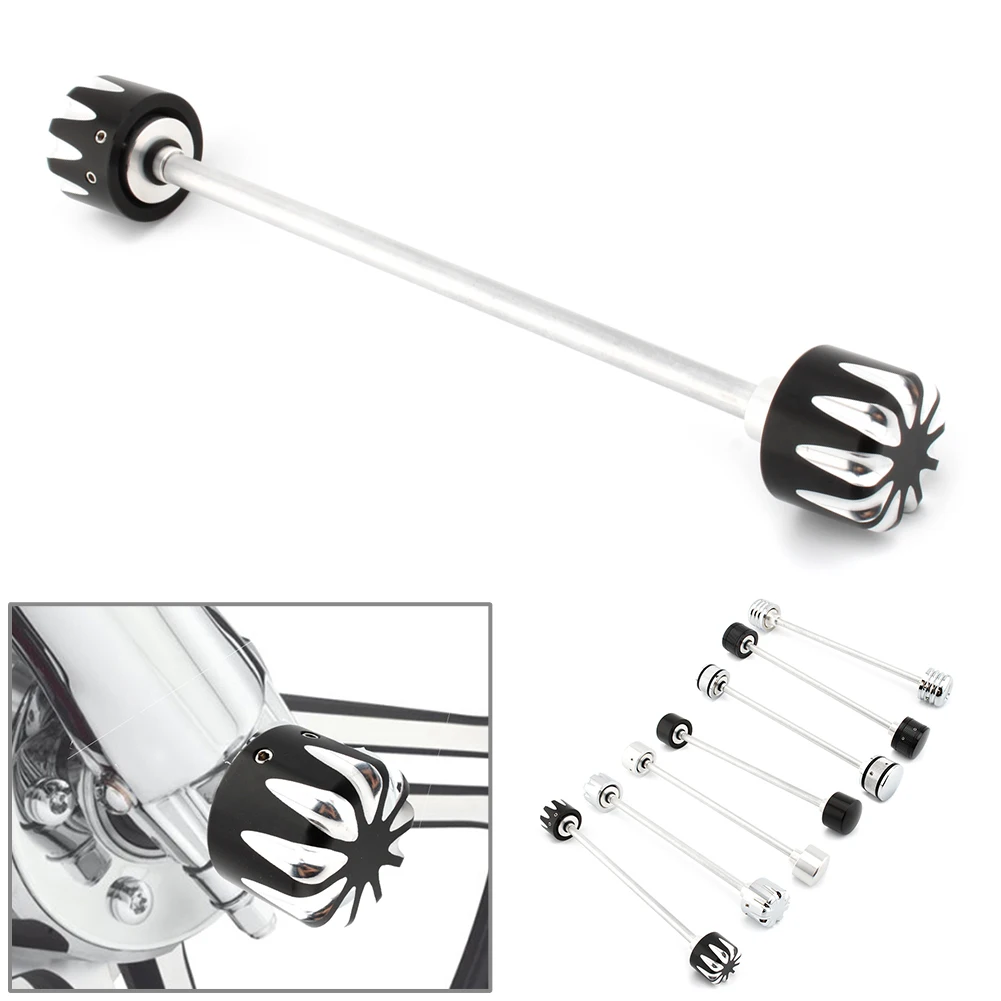 Motorcycle-Front-Axle-Nut-Covers-Caps-Front-Axle-Cover-Installation-Kit ...