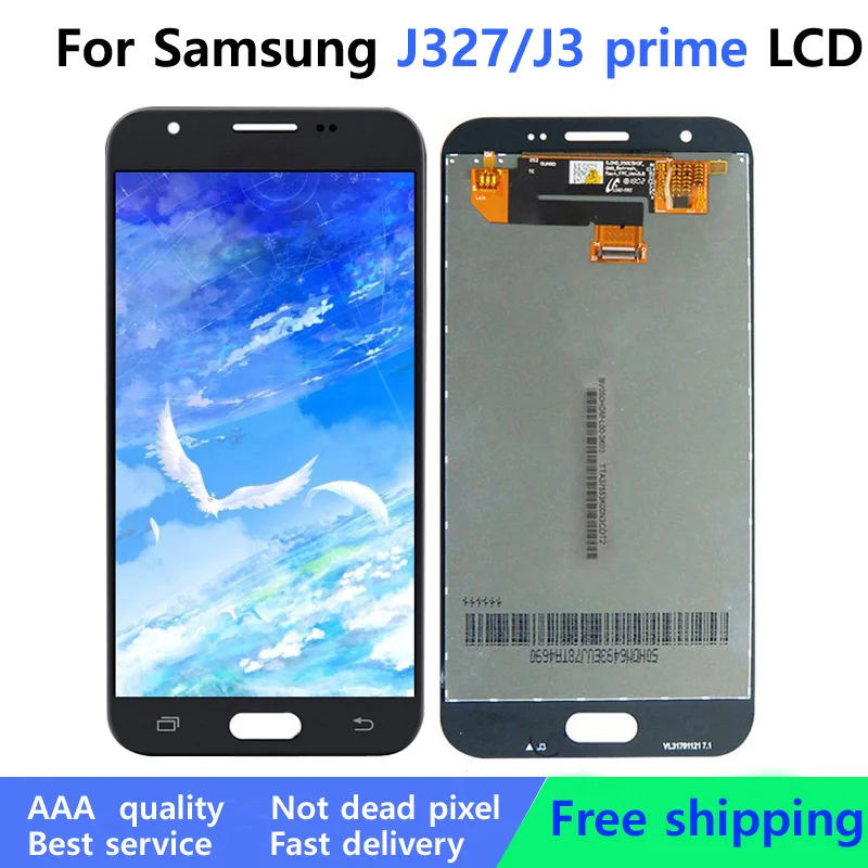 5-0-Display-For-SAMSUNG-Galaxy-J3-prime-2017-Emerge-J327-LCD-Touch ...
