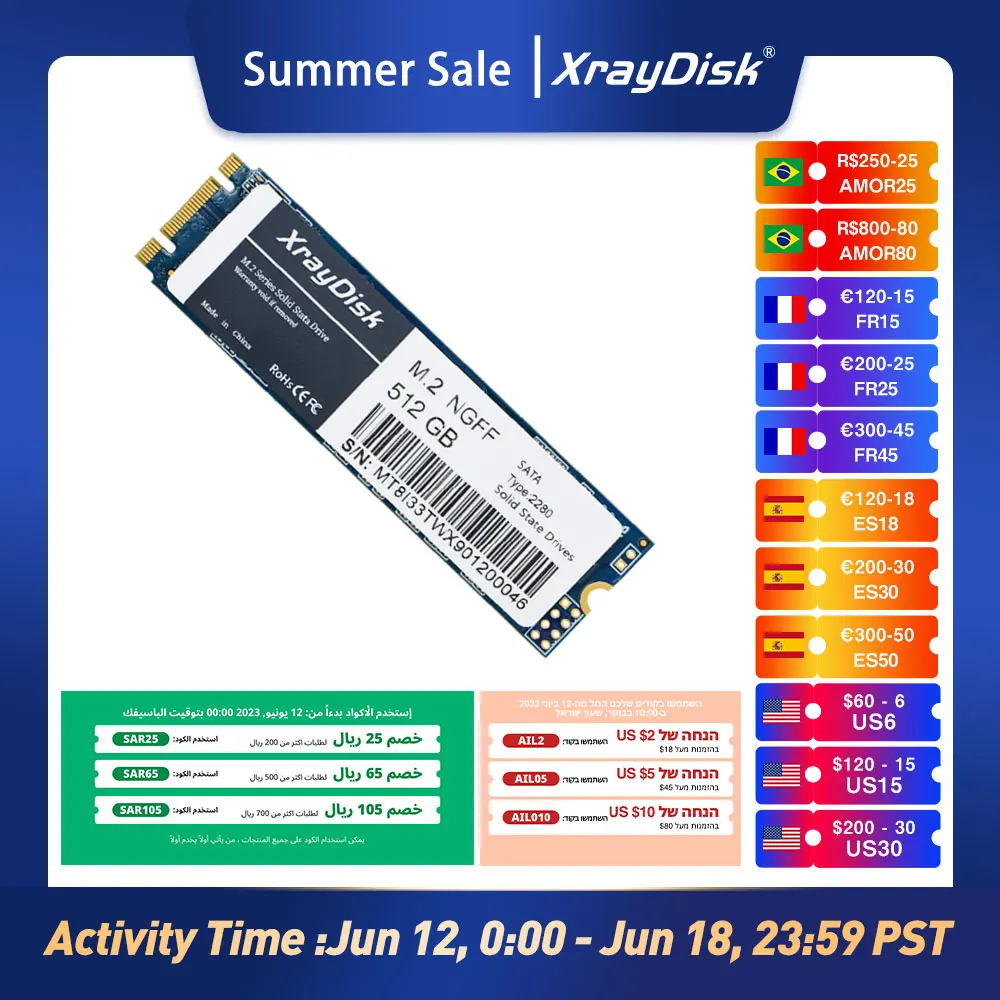 Xraydisk Internal Solid State Hard Drive