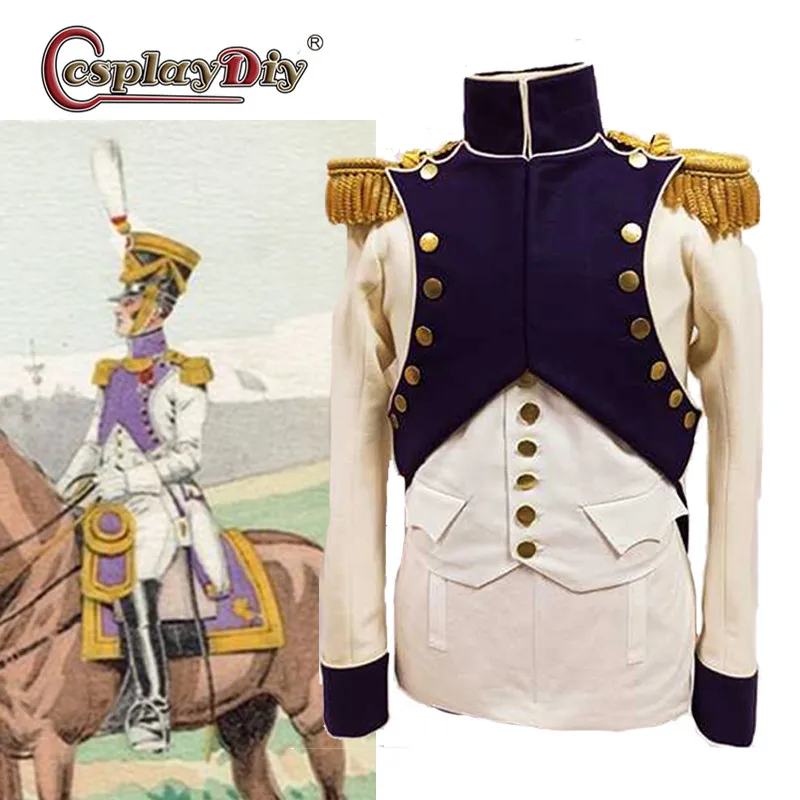 Cosplaydiy-British-War-Adult-Men-Military-Jacket-Costume-Regency ...