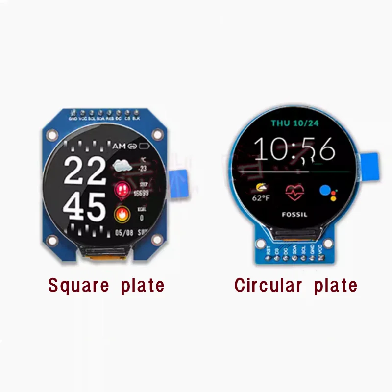 1PCS-1-28-inch-round-screen-Capacitive-touch-round-display-HD-ips-LCD ...