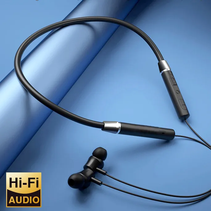 Earphones-Wireless-Sports-Bluetooth-Hanging-Neck-Waterproof-Headset ...