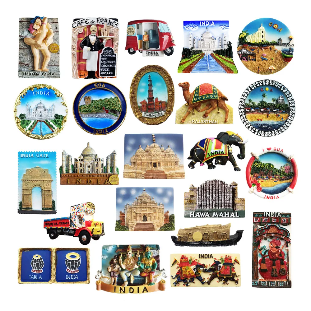 Asia-India-Flavour-3D-Fridge-Magnet-Tourist-Souvenirs-Refrigerator ...