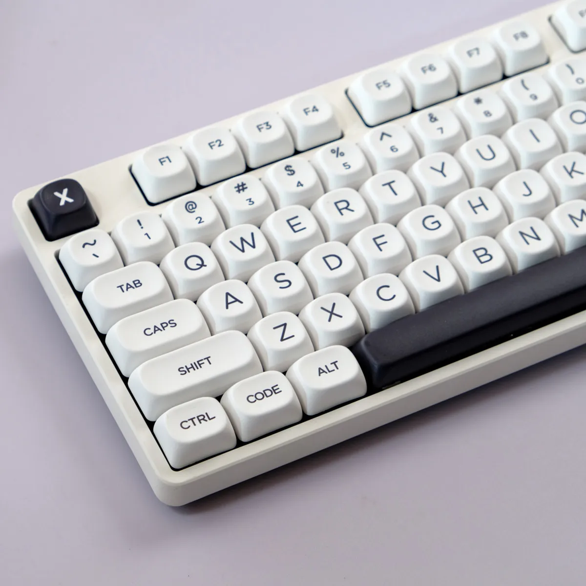 Minimalista-White-Dye-Sublima-o-Keycaps-Set-Material-PBT-126-Chaves ...