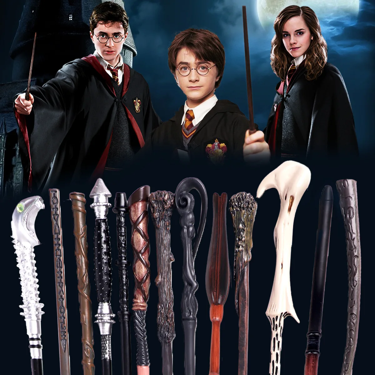 Harry-Potter-Hermione-Metal-Core-Magic-Wand-Show-Props-Dumbledore-s ...