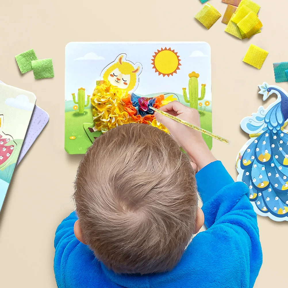 Poking-Painting-Art-DIY-Toys-Creative-Puzzle-Puncture-Painting-Kit-Kids ...