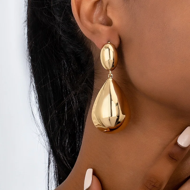 Post Stud Long Water Drop Earring Women Girls Gifts Fashion Jewelry ...