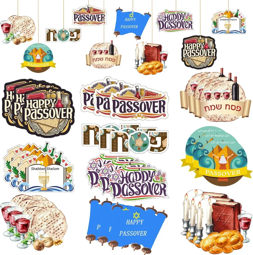 Passover-Wooden-Pendants-Jewish-Pesach-Festival-Home-Hanging ...