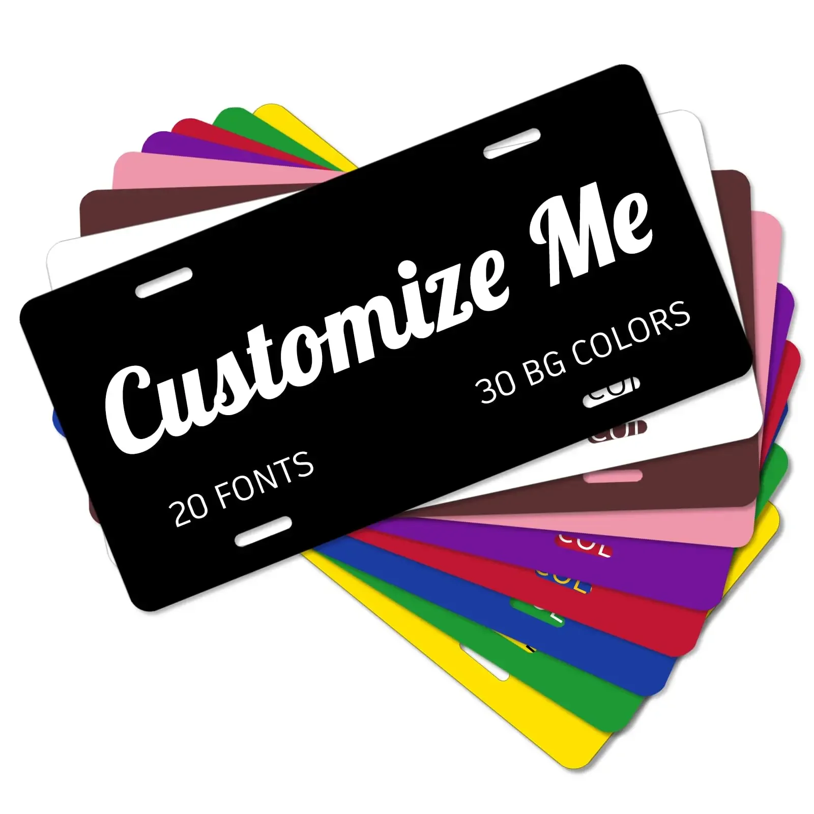 Custom-License-Plate-Custom-Front-License-Plate-Personalized-Car-Tag ...