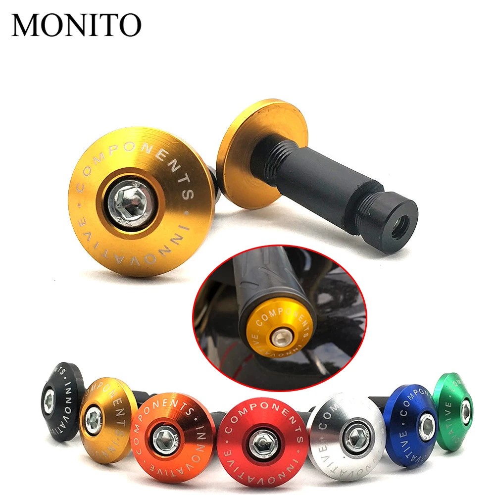 Universal-Motorcycle-Handle-Ends-Bar-motocross-Handlebars-Grips-For ...