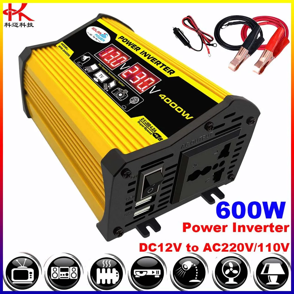 600W-Car-Solar-Power-Inverter-12V-to-220v-230v-110v-Sine-Wave-Converter ...