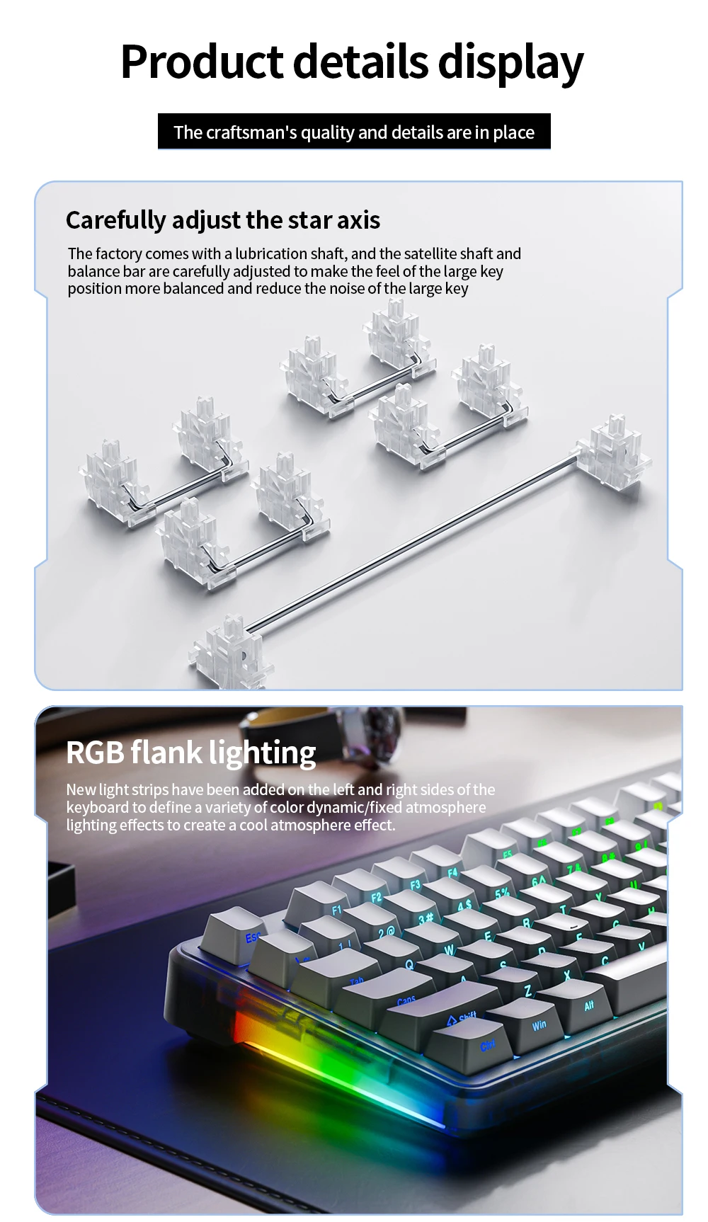 AULA L87 Mechanical Keyboard – Tri-Mode, Wireless, RGB | Unendingtech