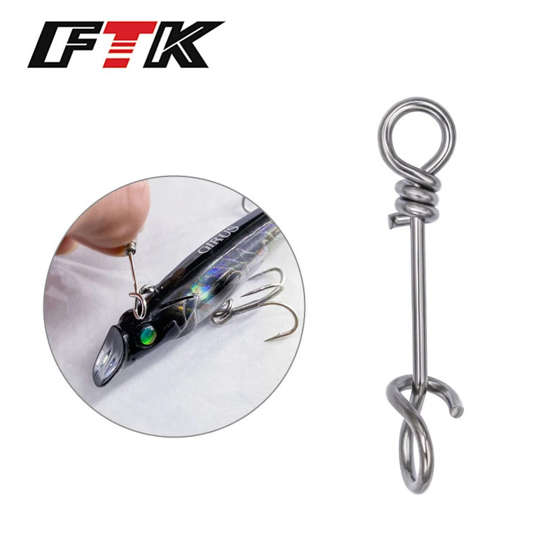Stainless Steel Lure Clips Connectors | Stainless Steel Speed Change Snaps - 50pack - Aliexpress