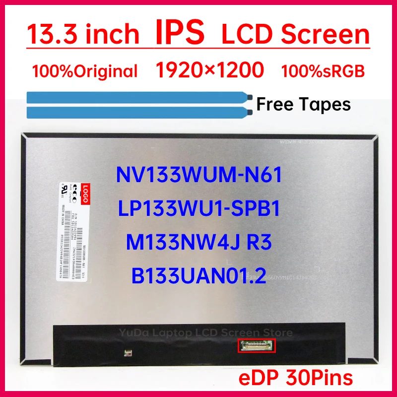 Lenovo-thinkpad-x13-gen-NV133WUM-N61-LP133WU1-SPB1-m133nw4j-r3 ...