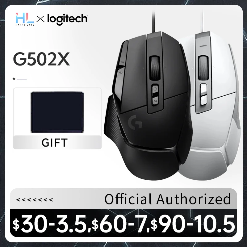 Original-News-Logitech-G502X-Wired-LIGHTSPEED-Wireless-Gaming-Mouse-Gamer-Hero-25600DPI-Mice-For ...