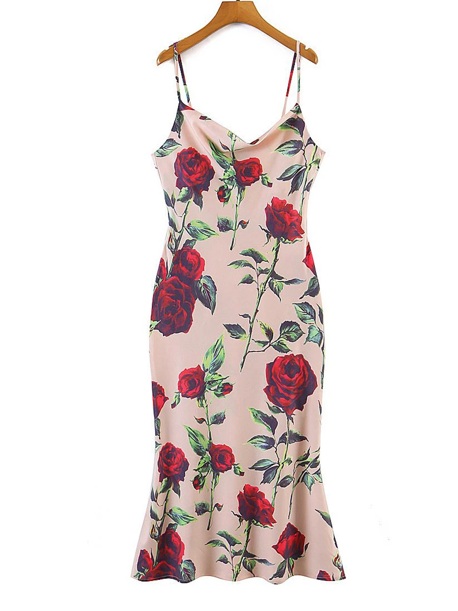 Good Quality Plus Size Spaghetti Strap Dress Women 2023 Spring Summer ...