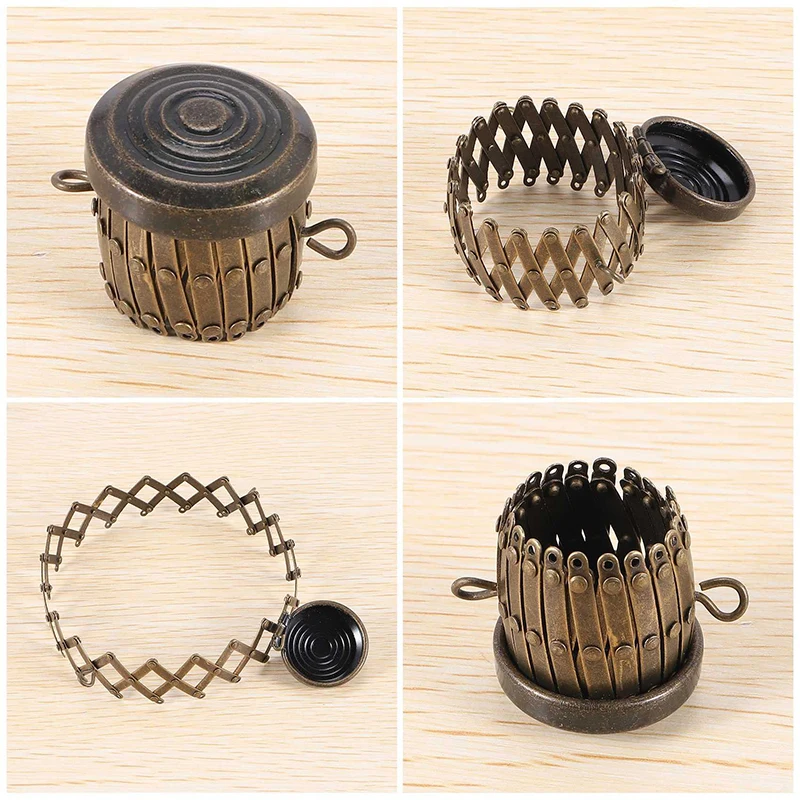 Open Size Expandable Gate Purse Clasp Accessories Pen Bag Coin Cylinder ...