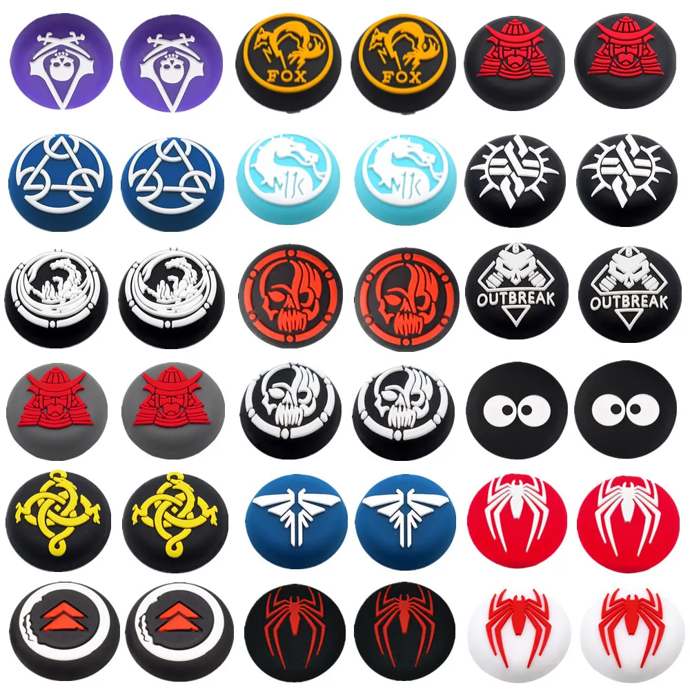Anti-Slip-Silicone-Cap-Thumbstick-Grip-Caps-For-Playstation-5-PS5-PS4 ...