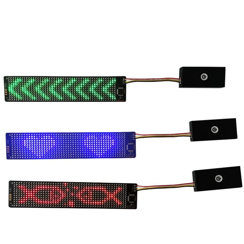 12-48-Pixels-Mini-Flexible-LED-Display-Strip-Battery-Rechargeable ...