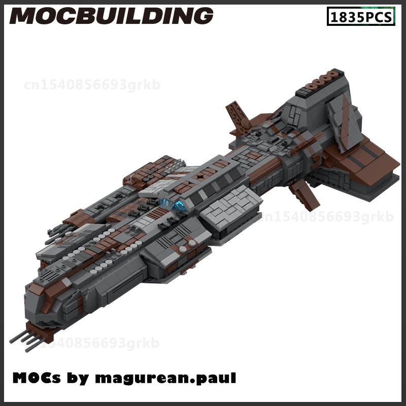 Space Ship Corvette Destroyer Frigate MOC Building Block Heavy Cruiser ...