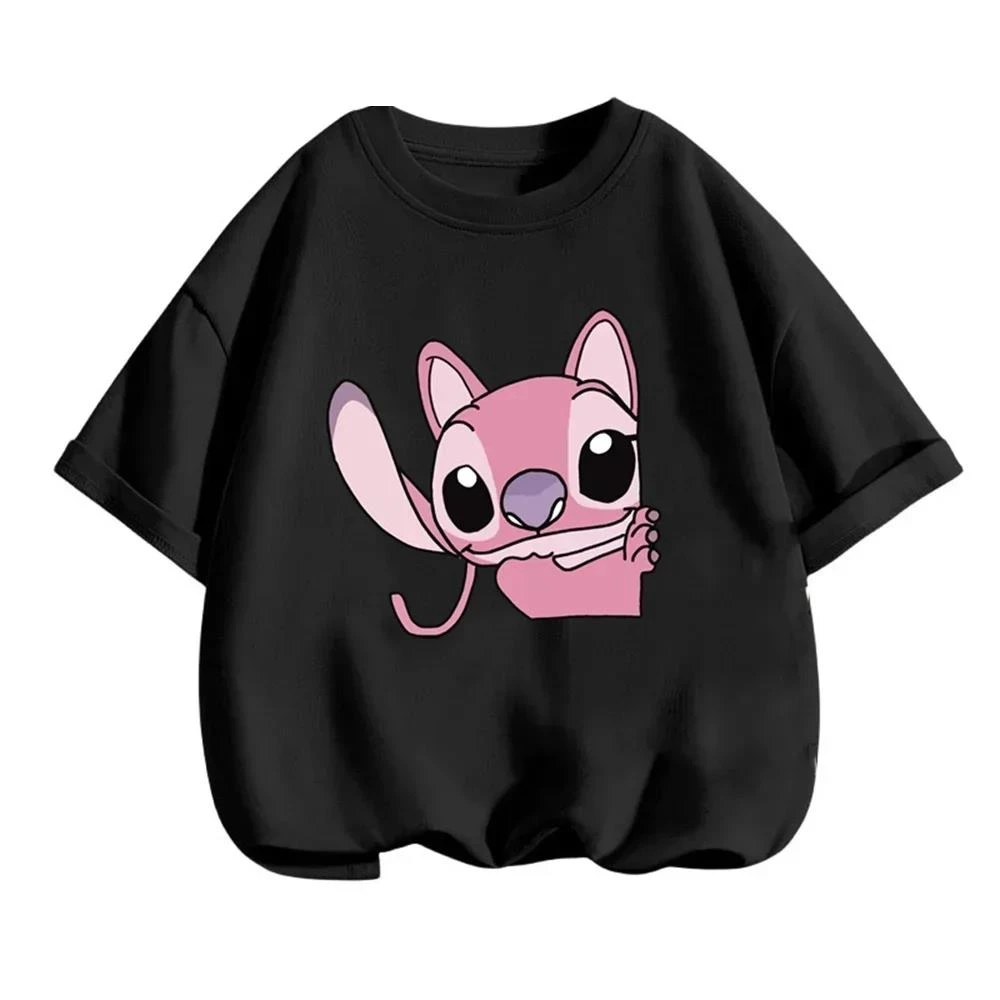 Camiseta genial de dibujos animados de Lilo Stitch para niños, linda ...