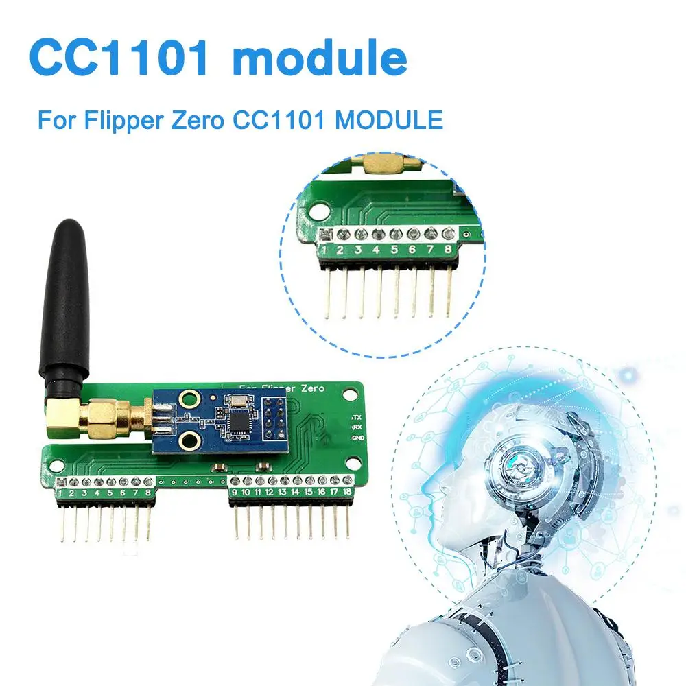 For-Flipper-Zero-WiFi-CC1101-SubGhz-433Mhz-Development-Board-GPIO ...
