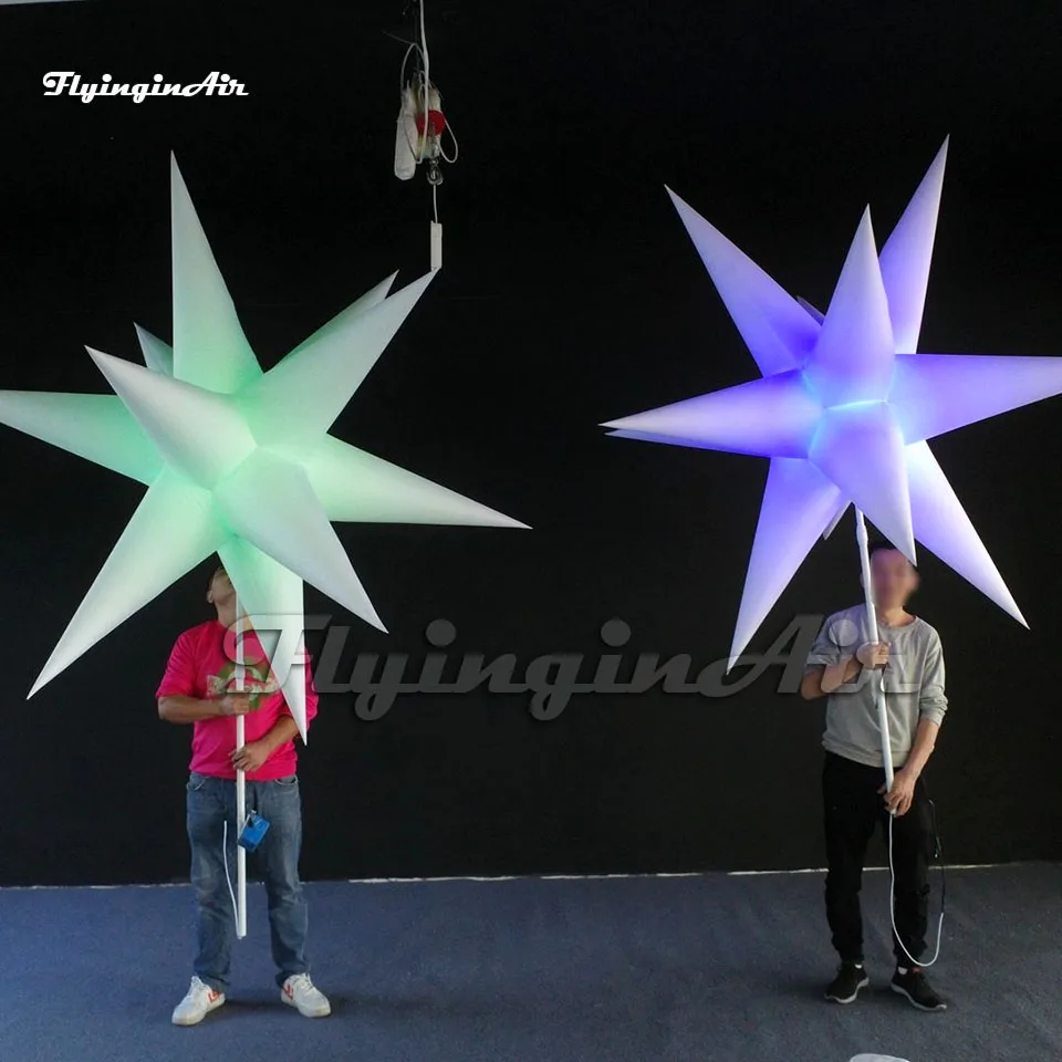 Fantastic-Parade-Performance-Holding-Illuminated-White-Inflatable-Star ...