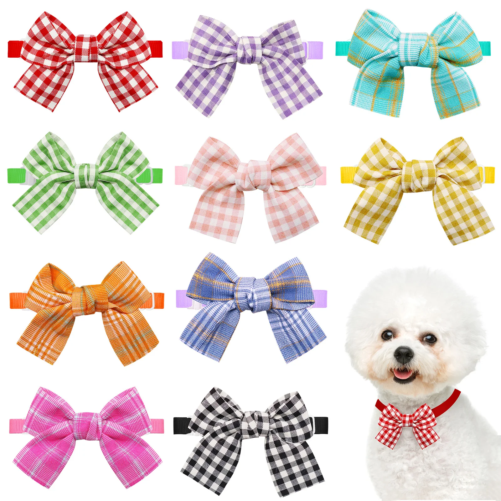50-100pc-Paid-Style-Dog-Bowtie-Cute-Small-Dog-Cat-Bow-Tie-Neckties-For ...