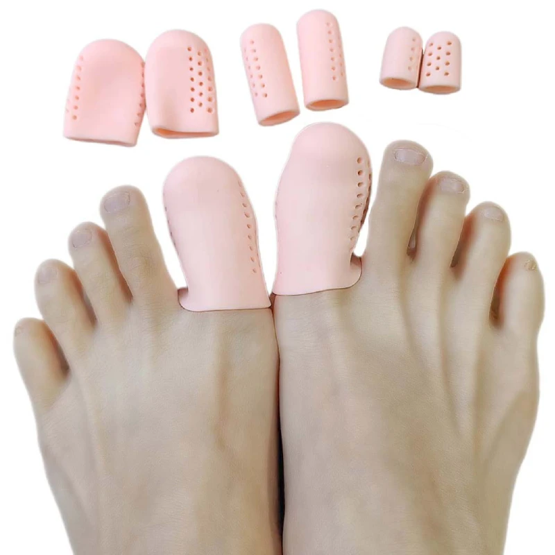 2pieces-1pair-Silicone-Finger-Foot-Care-Toe-Tube-Protector-Gel-Bunion ...