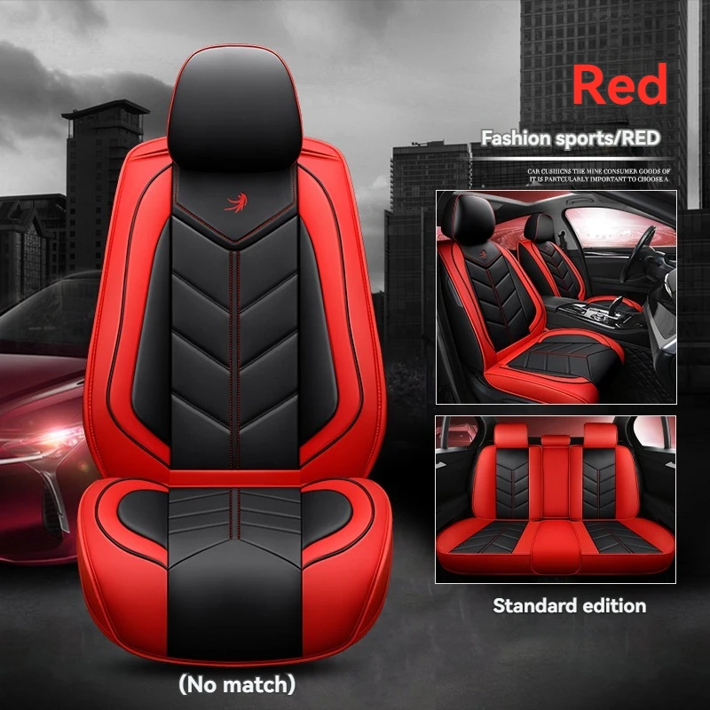 Five-Seater-All-Season-Universal-Car-Leather-Seat-Cover-For-Lincoln ...